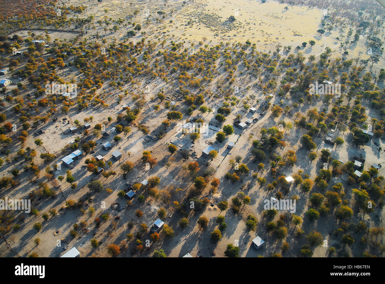 Aerial landscape in Africa Namibia Stock Photo - Alamy