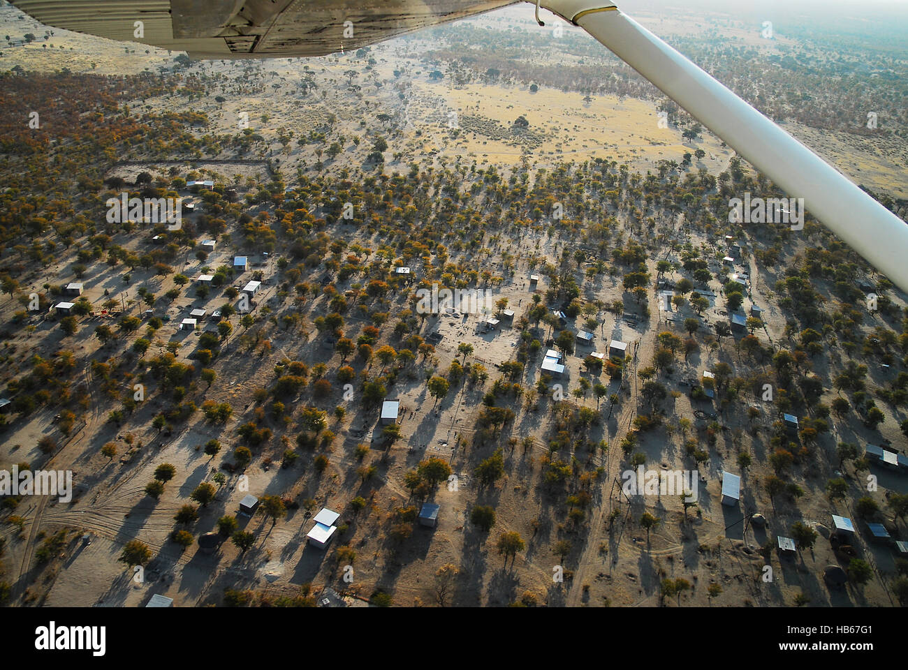 Aerial landscape in Africa Namibia Stock Photo - Alamy