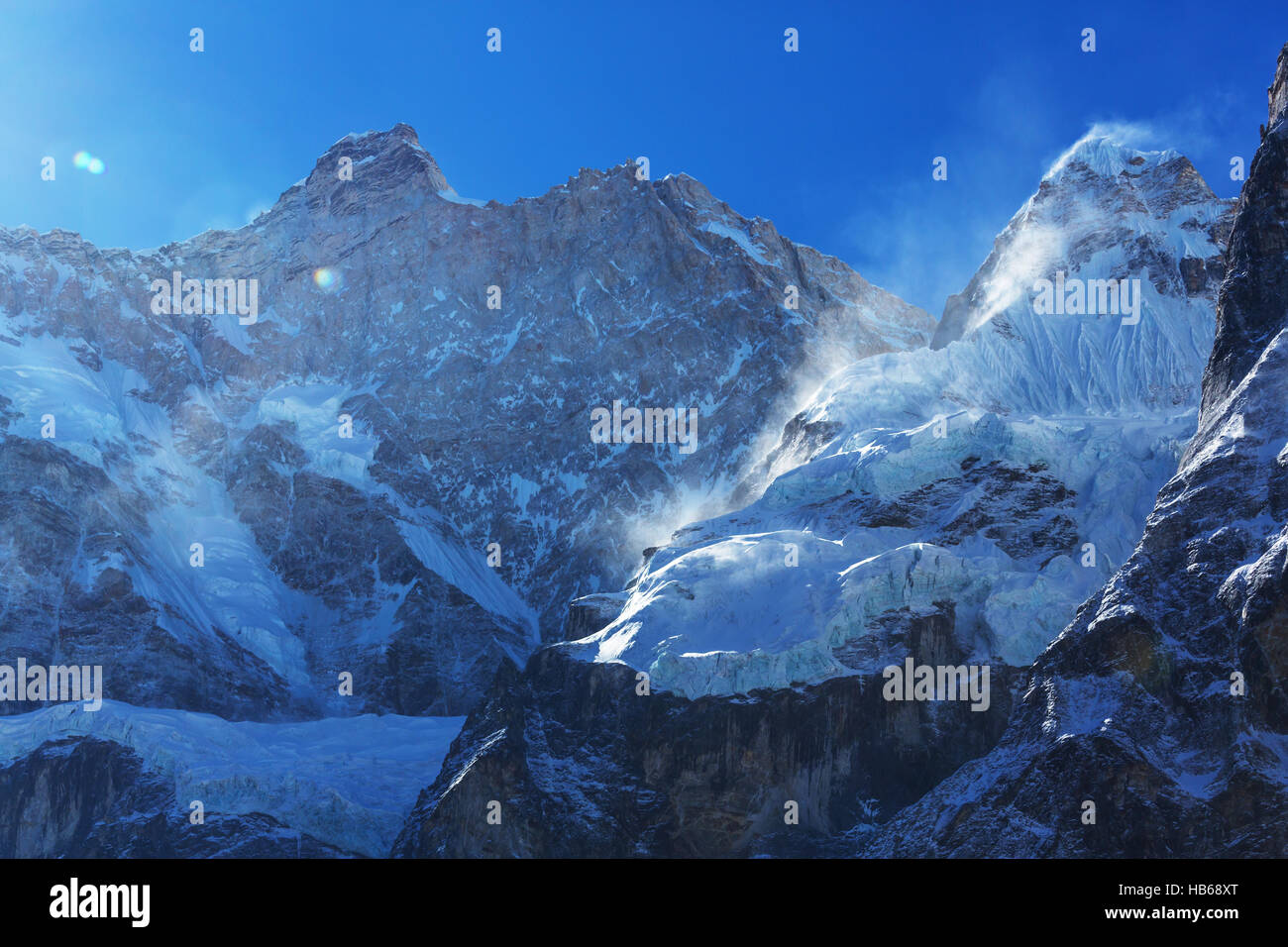 Jannu mountain hi-res stock photography and images - Alamy