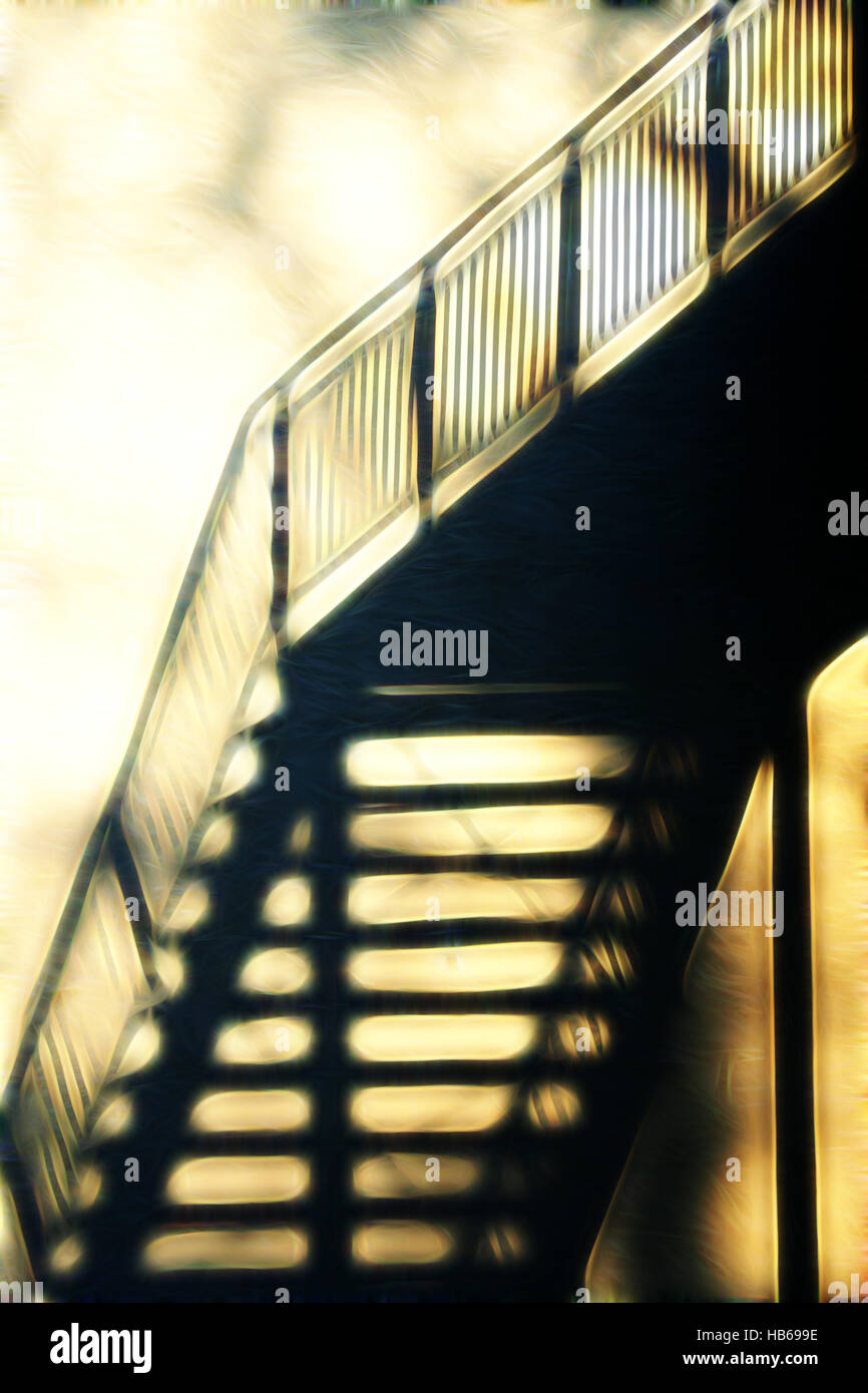 Stair shadows hi-res stock photography and images - Alamy