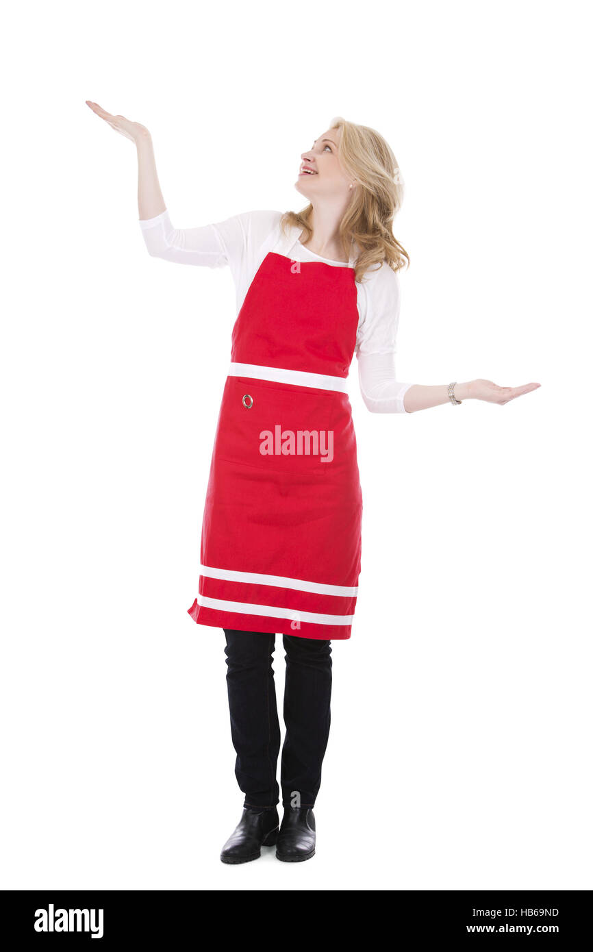 Woman cook in uniform Cut Out Stock Images & Pictures - Alamy