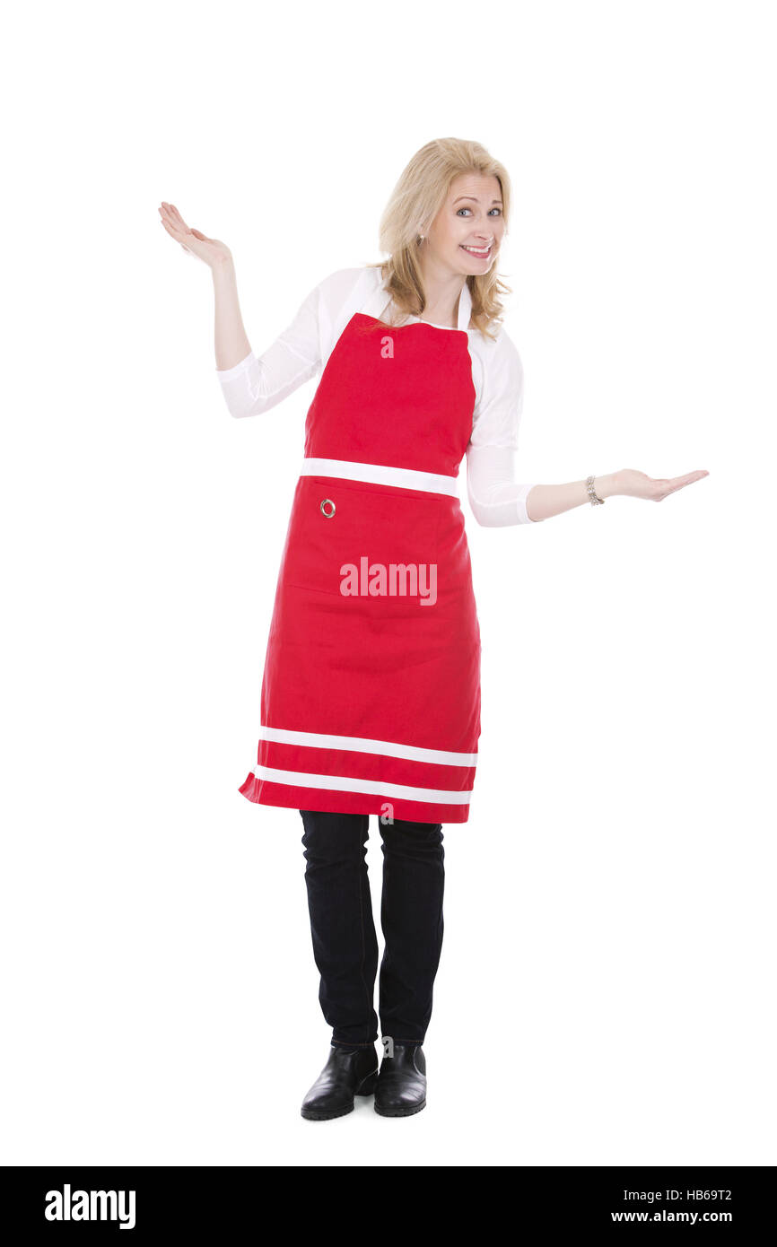 Woman cook in uniform Cut Out Stock Images & Pictures - Alamy