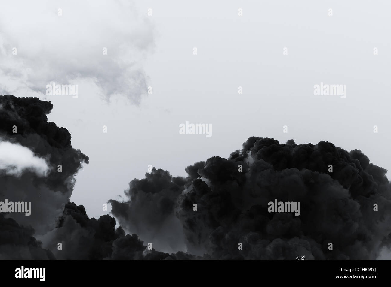 smoke cloud explosion Stock Photo - Alamy