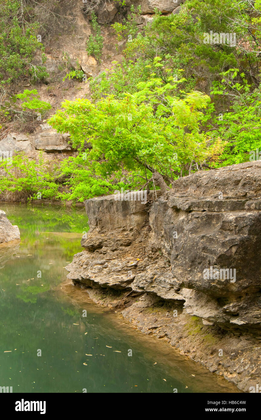 West Verde Creek, Hill Country State Natural Area, Texas Stock Photo ...