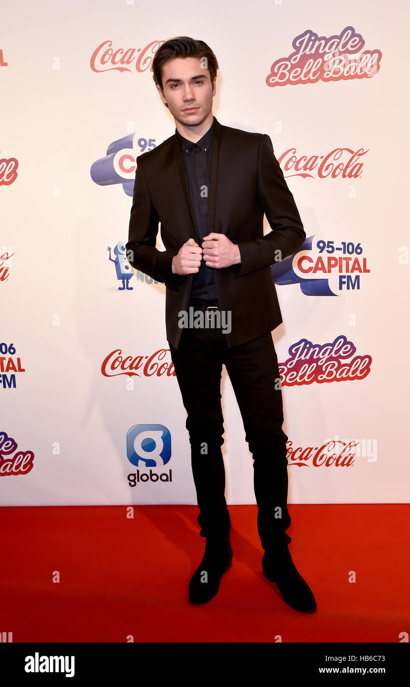 George Shelley during Capital's Jingle Bell Ball with Coca-Cola at ...