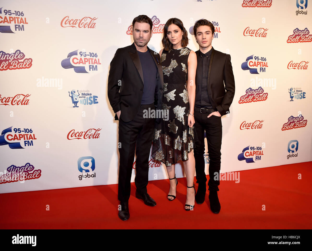 (left to right) Dave Berry, Lilah Parsons and George Shelley during ...