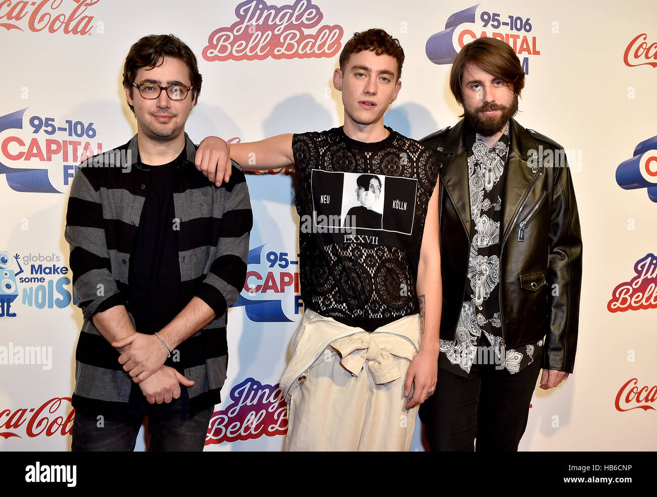 (left to right) Emre Turkmen, Olly Alexander and Mikey Goldsworthy of ...