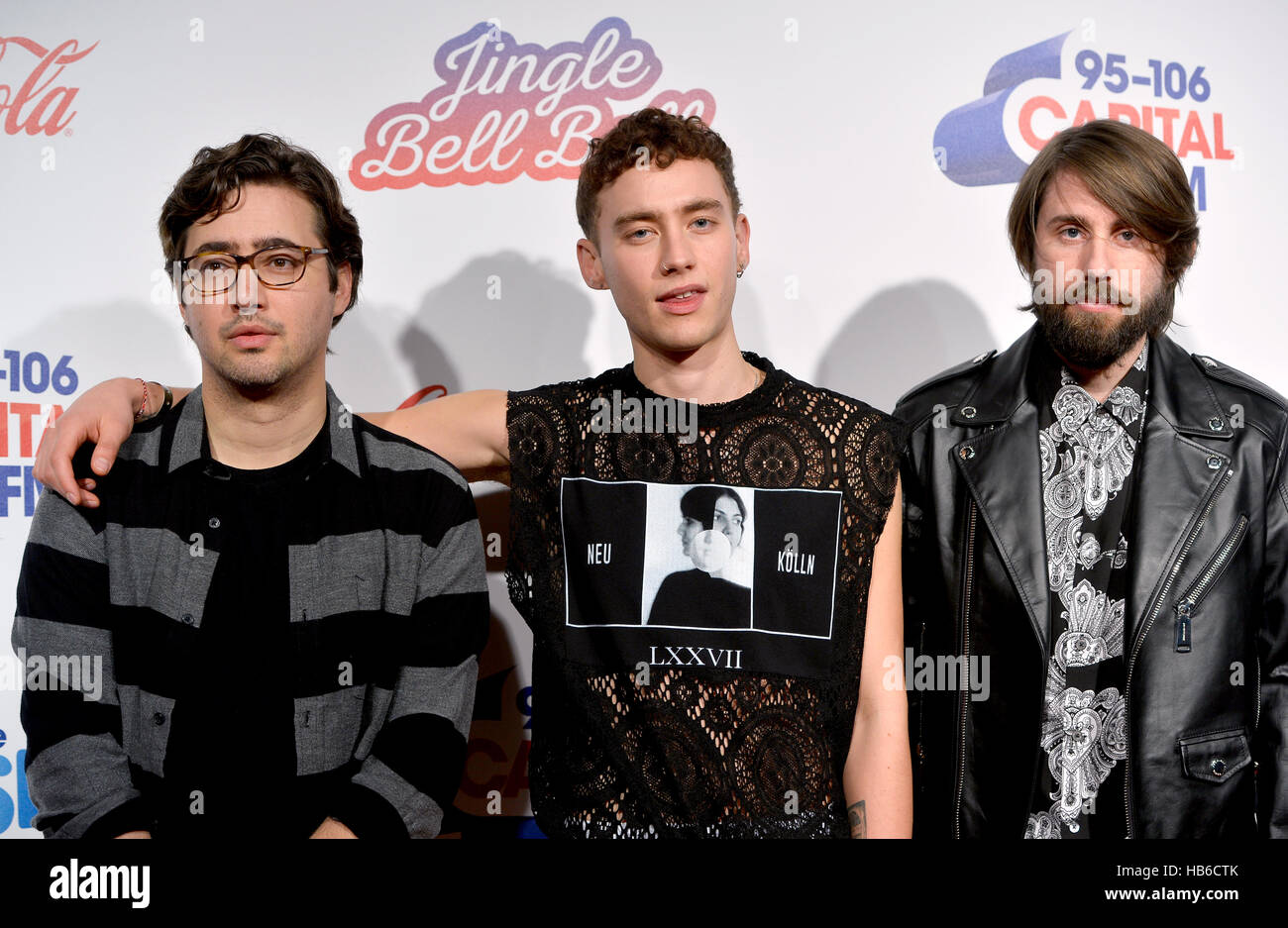 (left to right) Emre Turkmen, Olly Alexander and Mikey Goldsworthy of ...