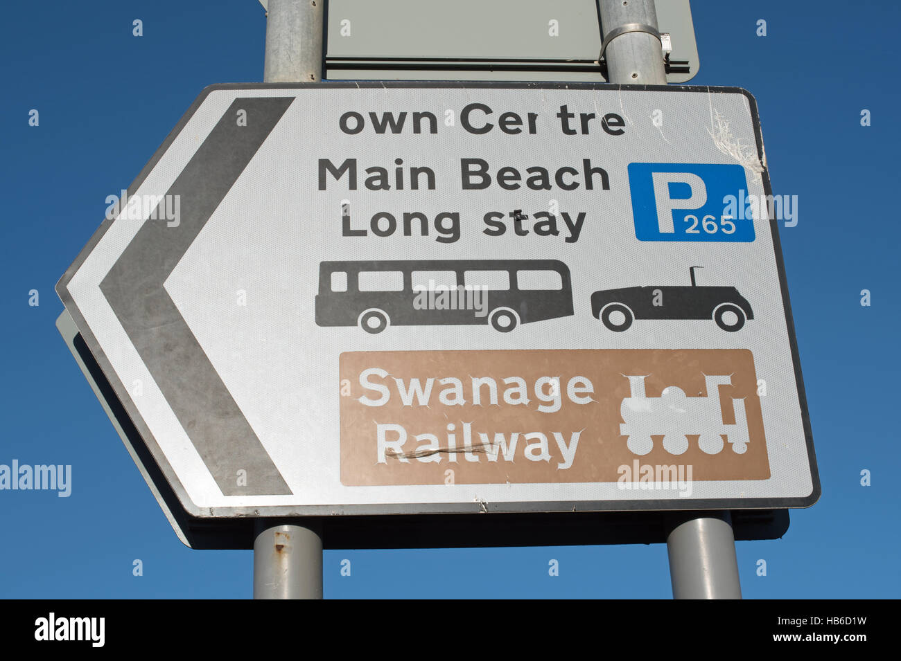 Swanage railway sign hi-res stock photography and images - Alamy