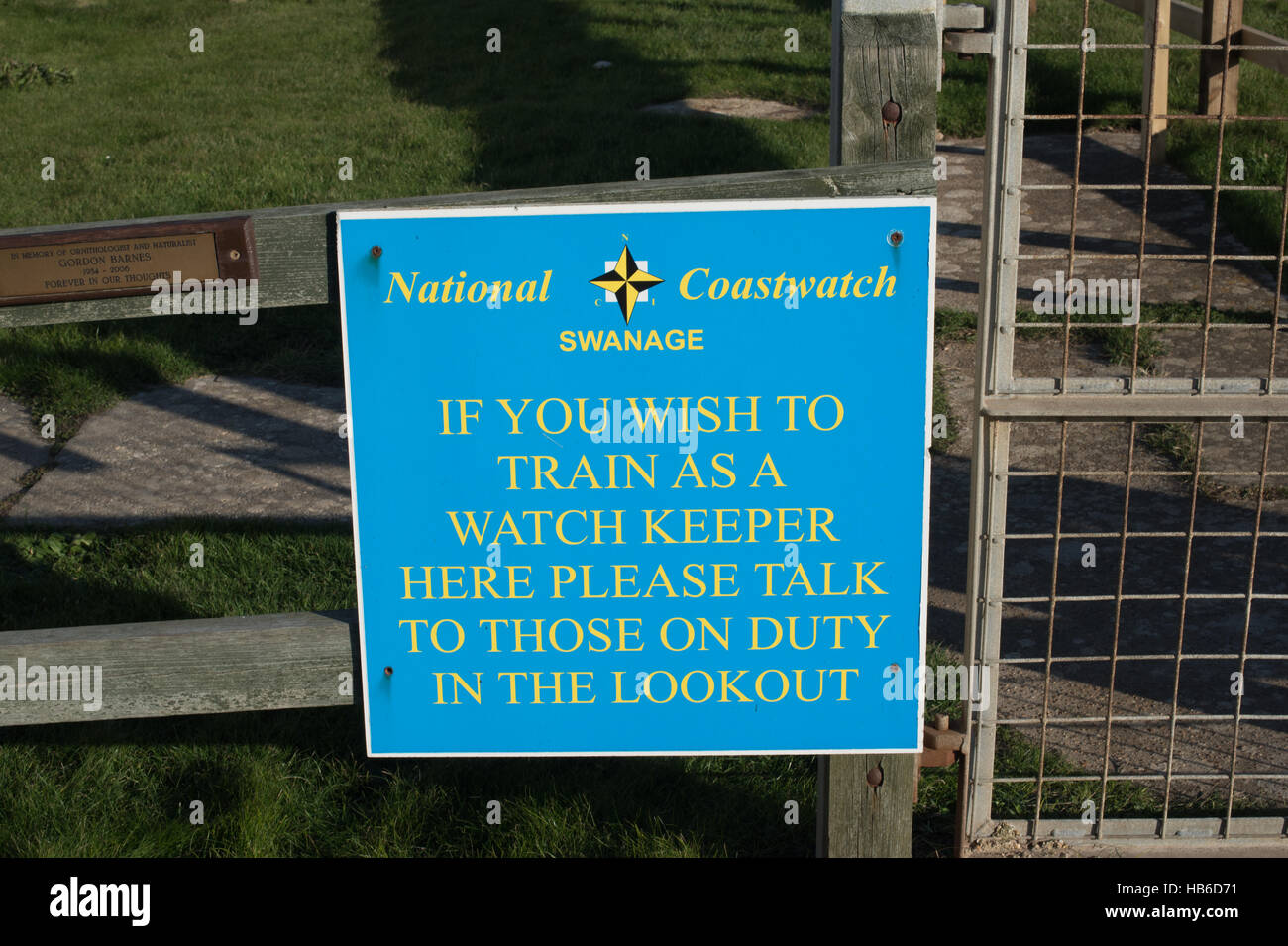 National Coastwatch Station, Swanage...watchkeeper training Stock Photo ...