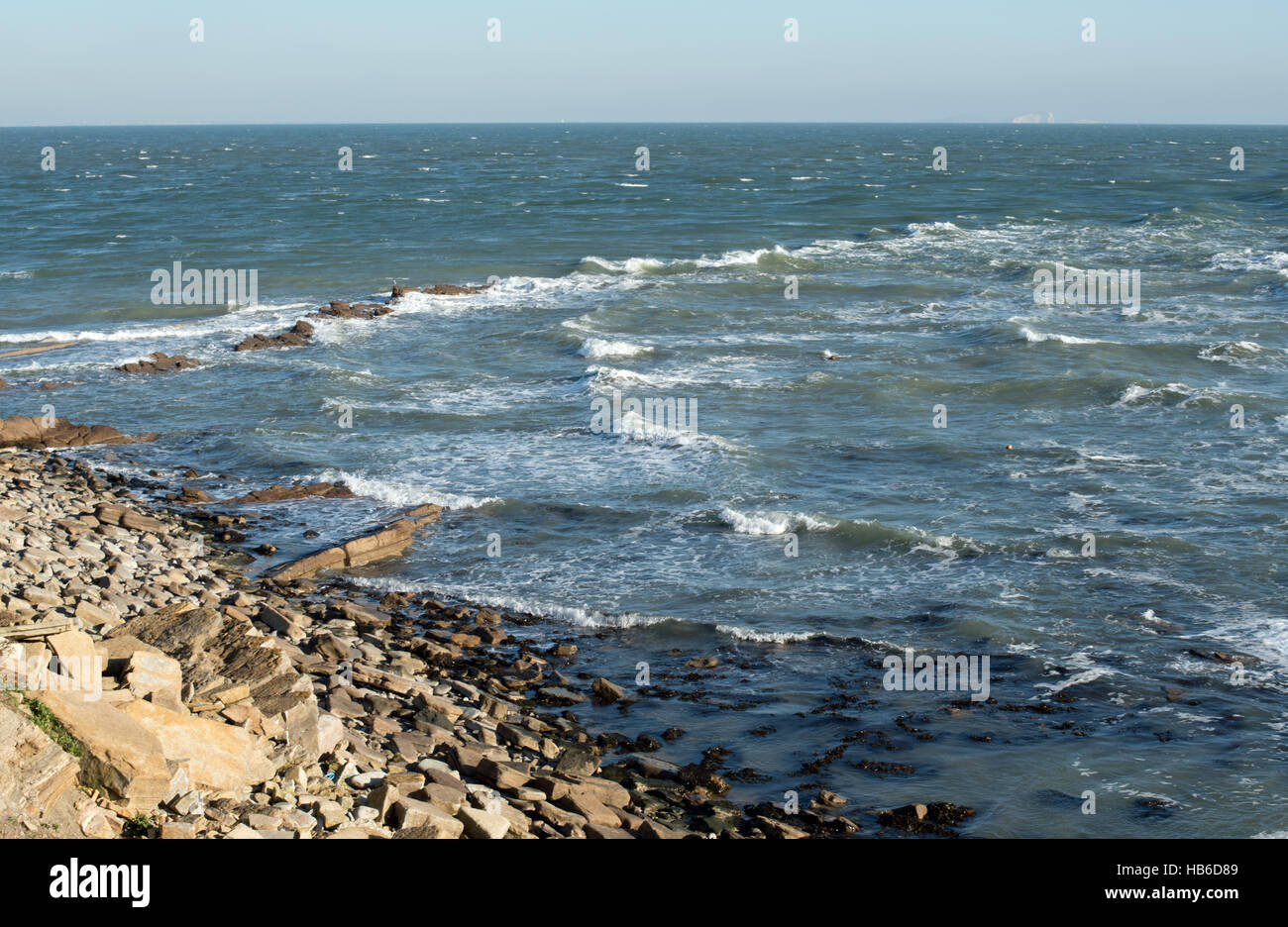 The foreshore at Peveril Point, Swanage, Dorset Stock Photo - Alamy