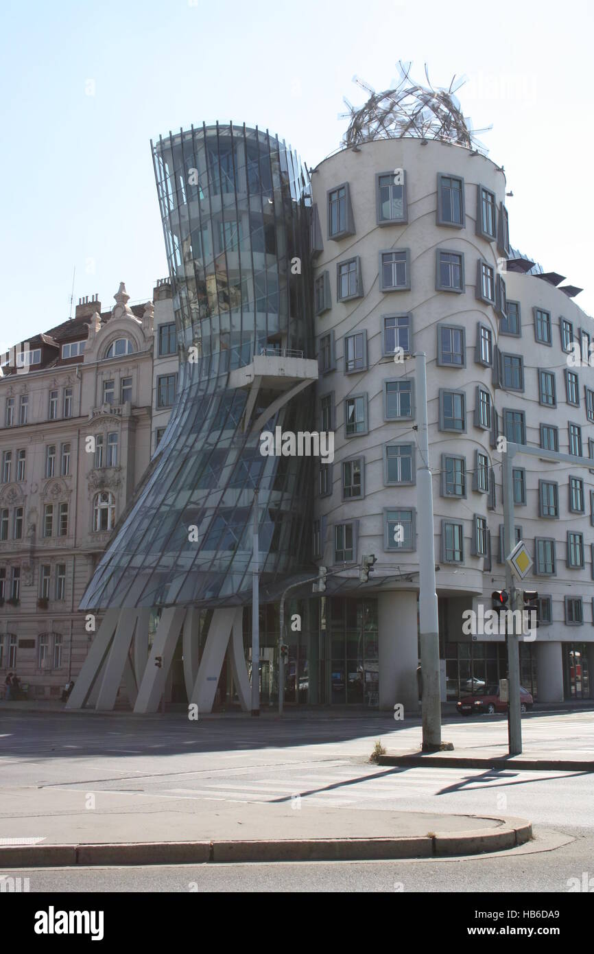 Prague dancing house hi-res stock photography and images - Alamy