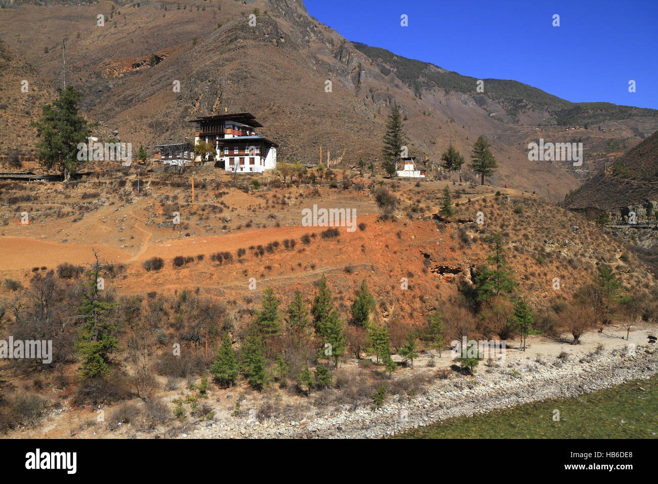 Small temple on the mountain Stock Photo - Alamy