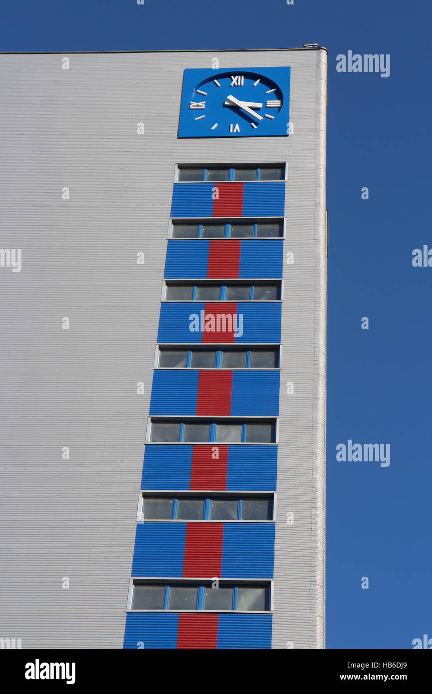 blue clock tower Stock Photo - Alamy