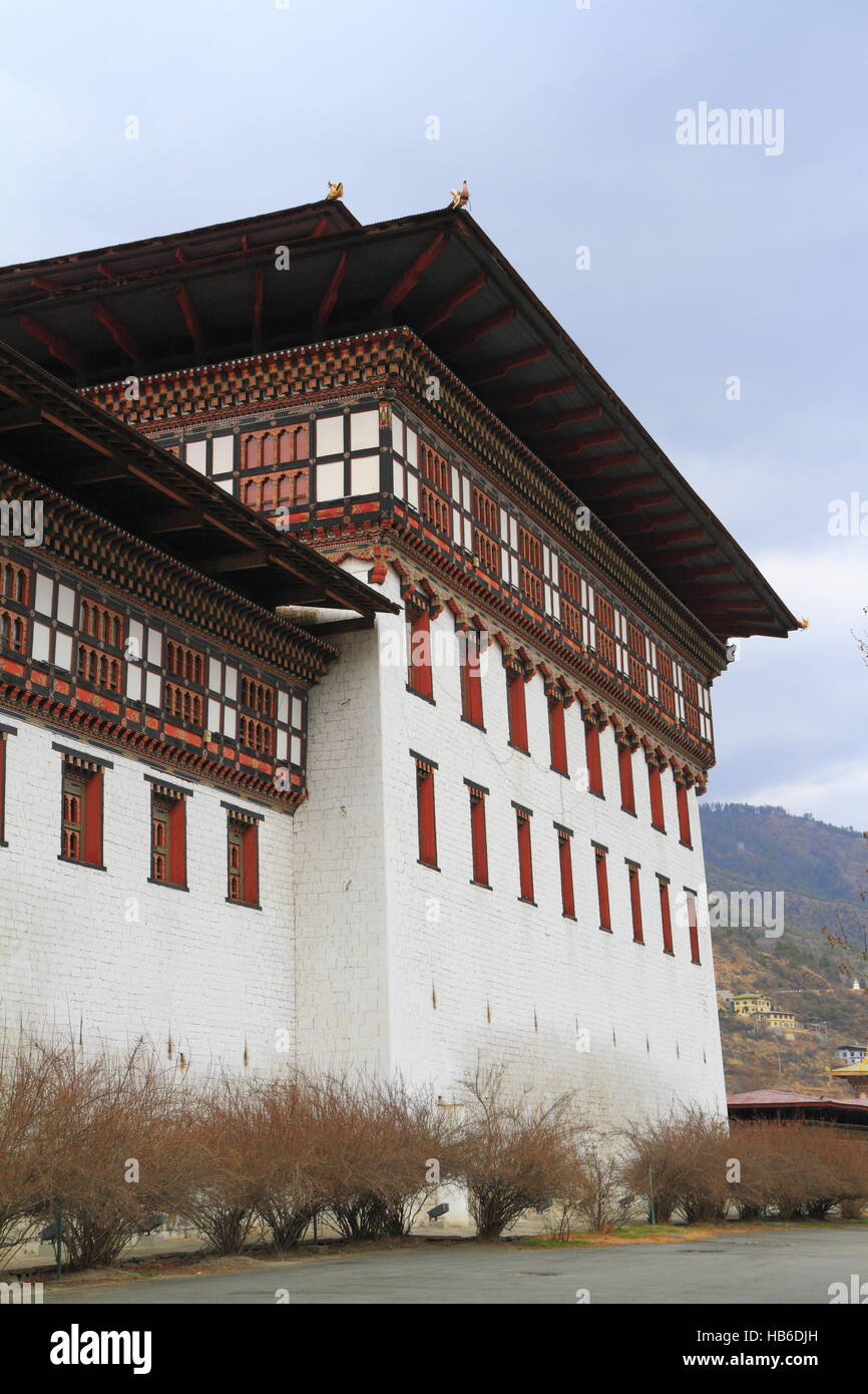 Tashichho Dzong in Thimphu Stock Photo - Alamy