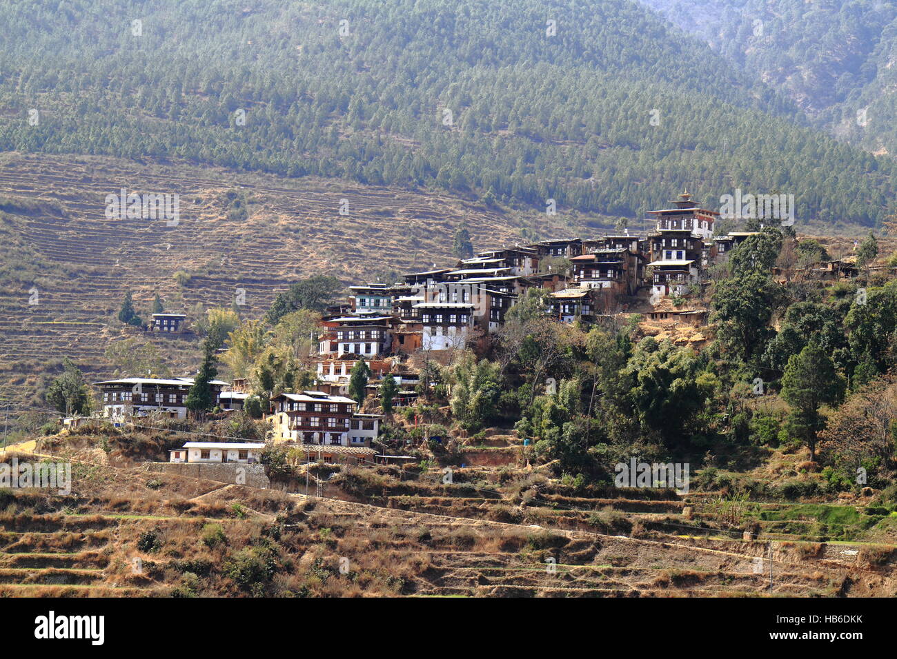 Traditional Rural Bhutanese House High Resolution Stock Photography and ...