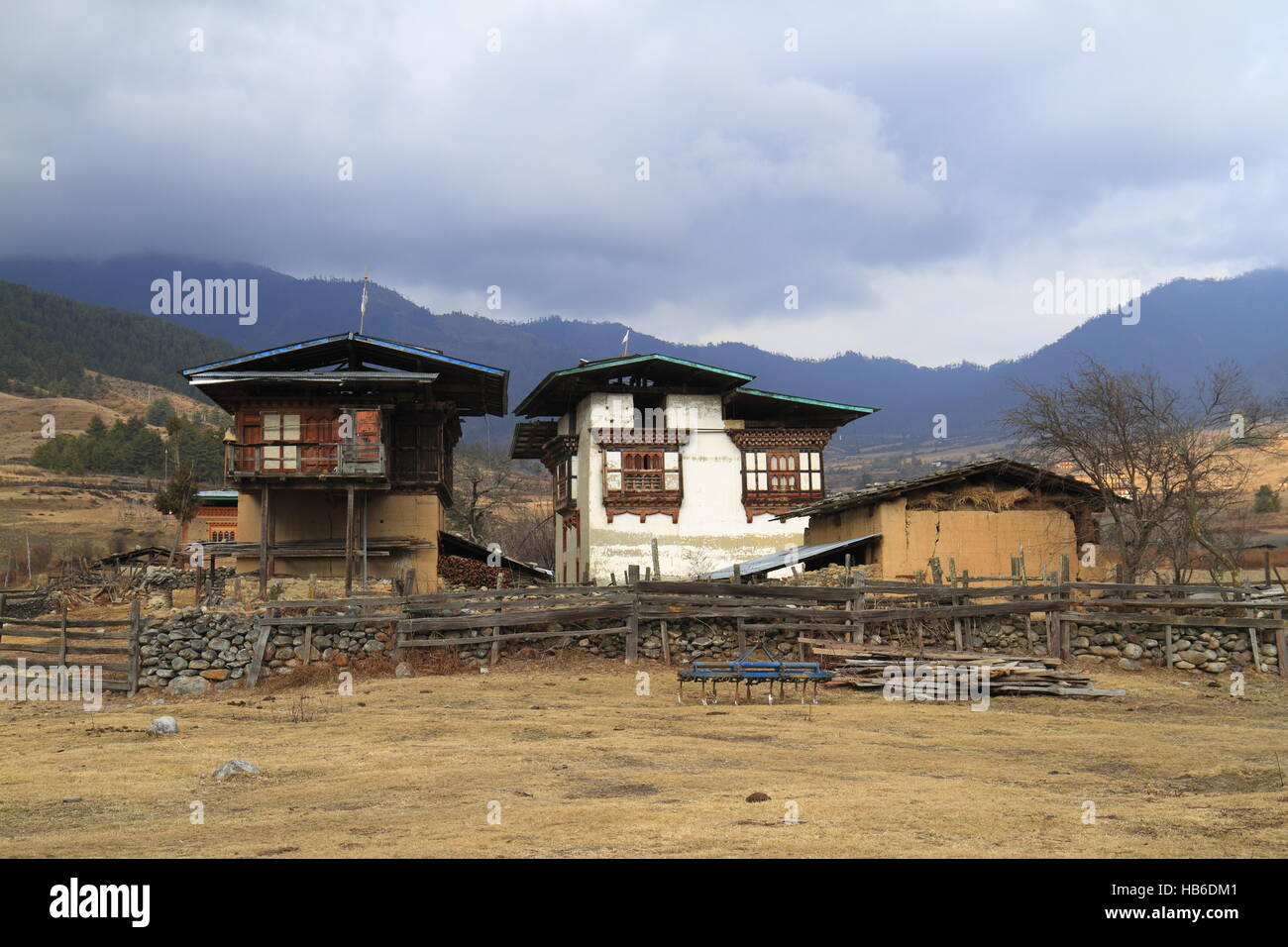 Traditional rural bhutanese house hi-res stock photography and images ...