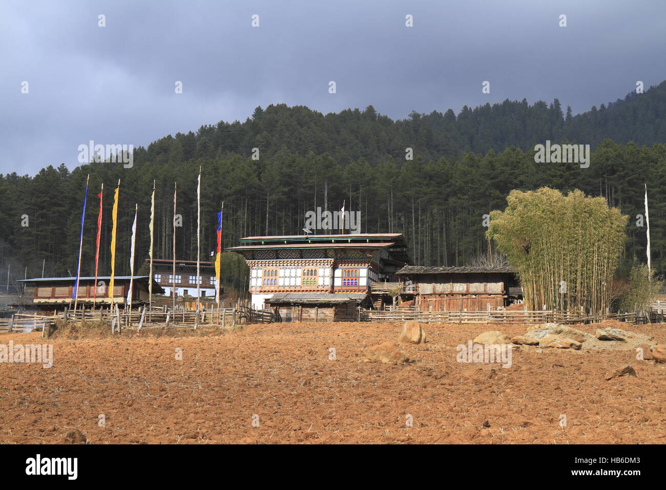 Traditional Houses Of Bhutan High Resolution Stock Photography and ...