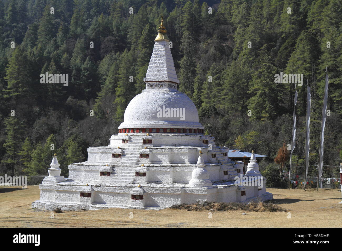 Chendebji Chorten, Bhutan Stock Photo - Alamy