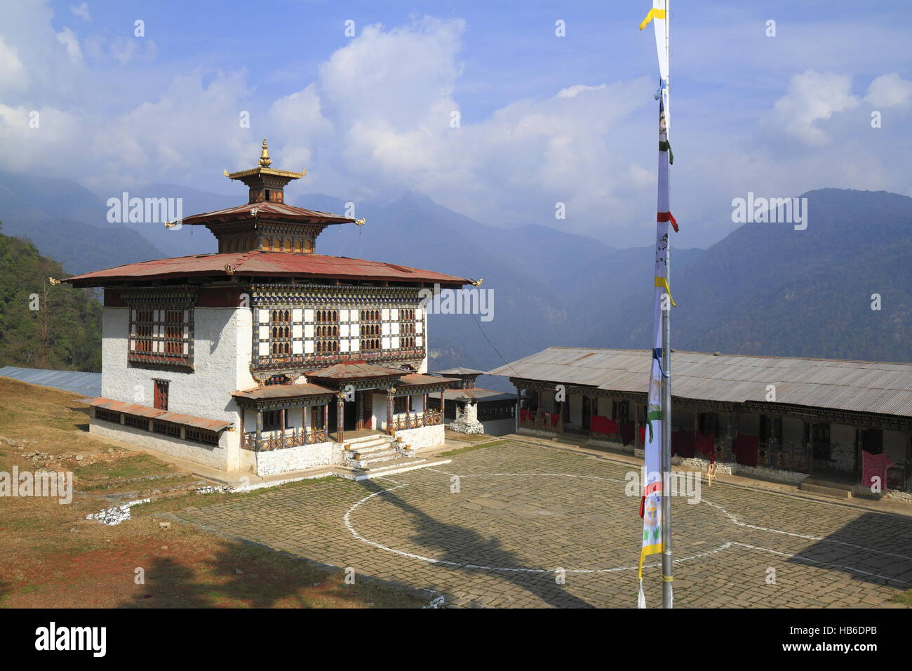 Old monastery near Mongar Stock Photo - Alamy