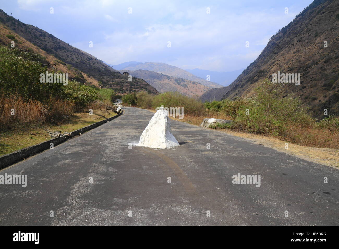 Road in Bhutan Stock Photo - Alamy