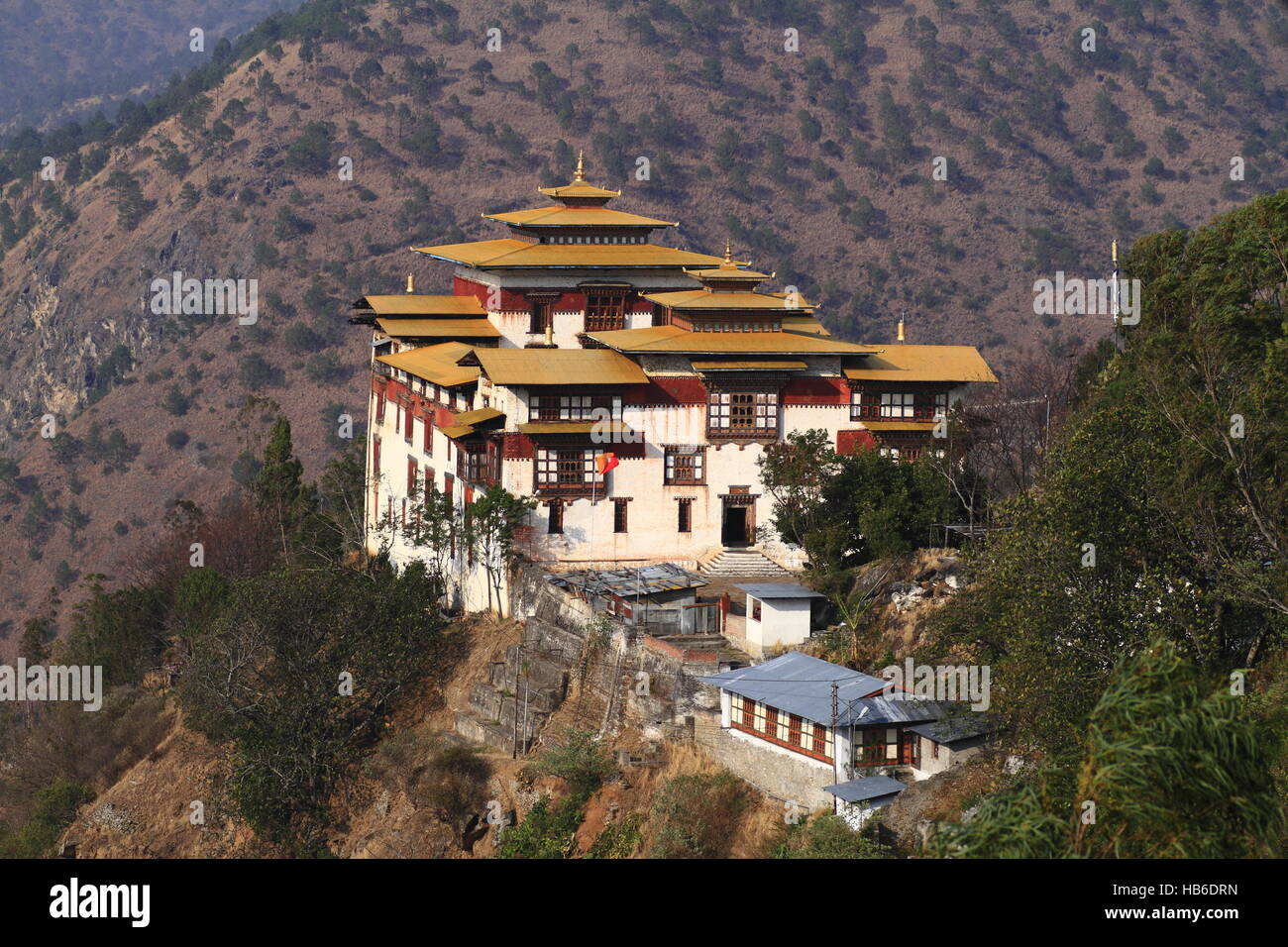 The Trashigang Dzong Stock Photo - Alamy