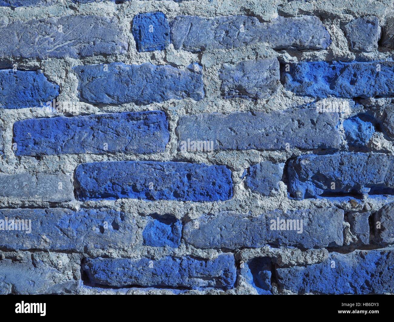 blue bricks background Stock Photo - Alamy
