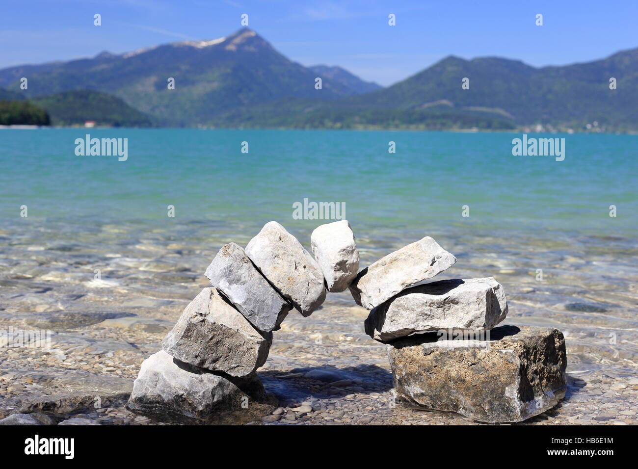 stone bow in landscape Stock Photo - Alamy