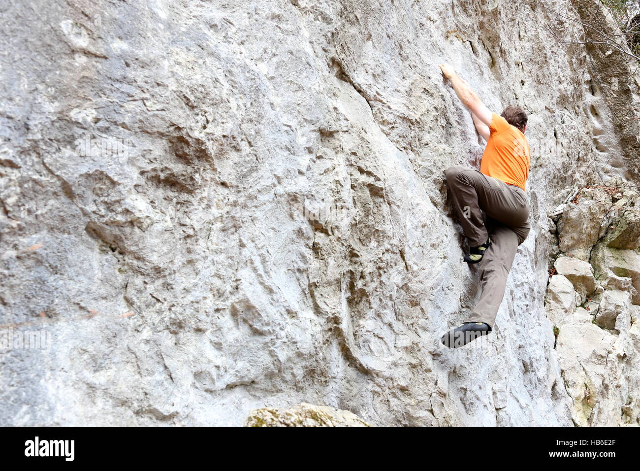 Mountain to climb struggle hands hi-res stock photography and images ...