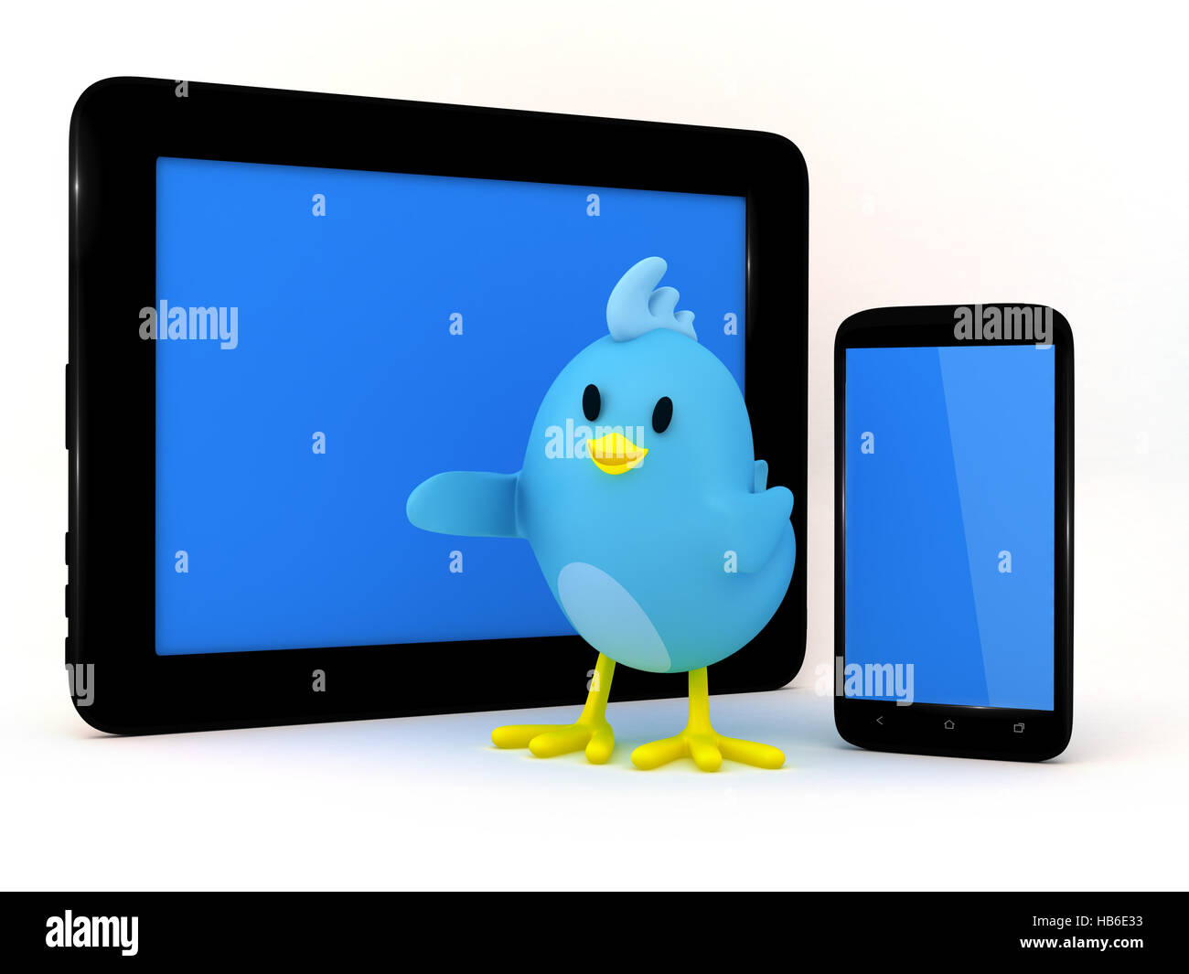 Cute cartoon mobile phone Cut Out Stock Images & Pictures - Alamy