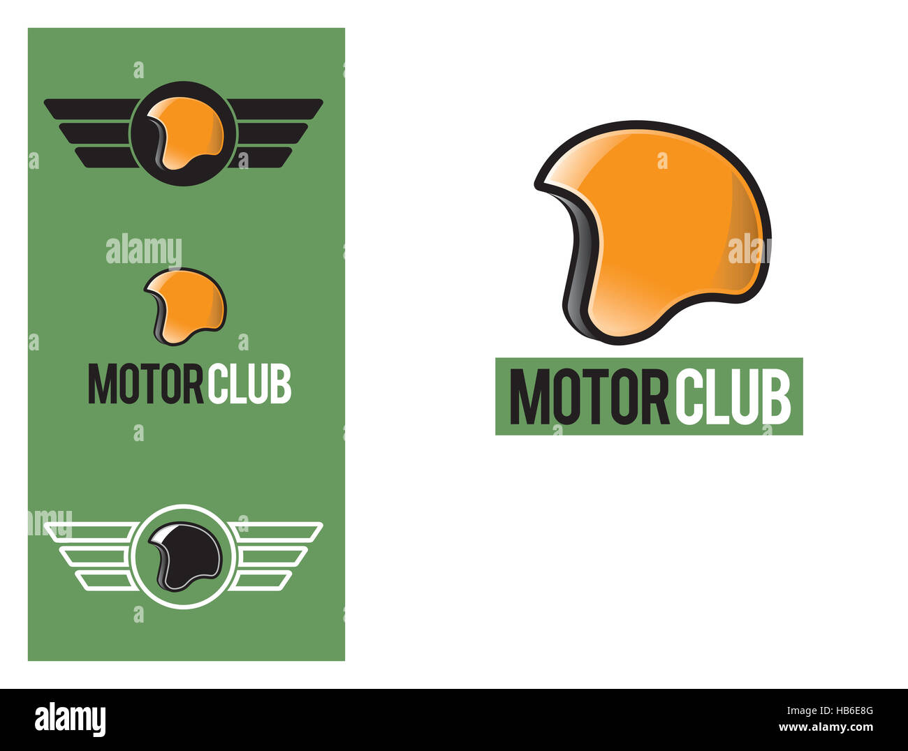 Helmet logo hi-res stock photography and images - Alamy