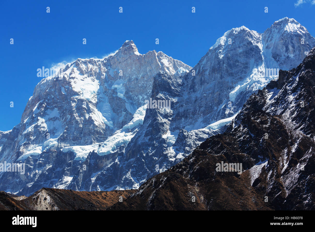 Jannu mountain hi-res stock photography and images - Alamy