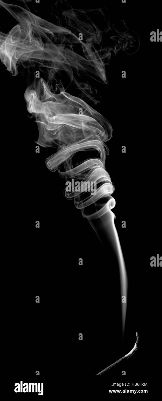 Abstract light smoke on a dark background Stock Photo - Alamy