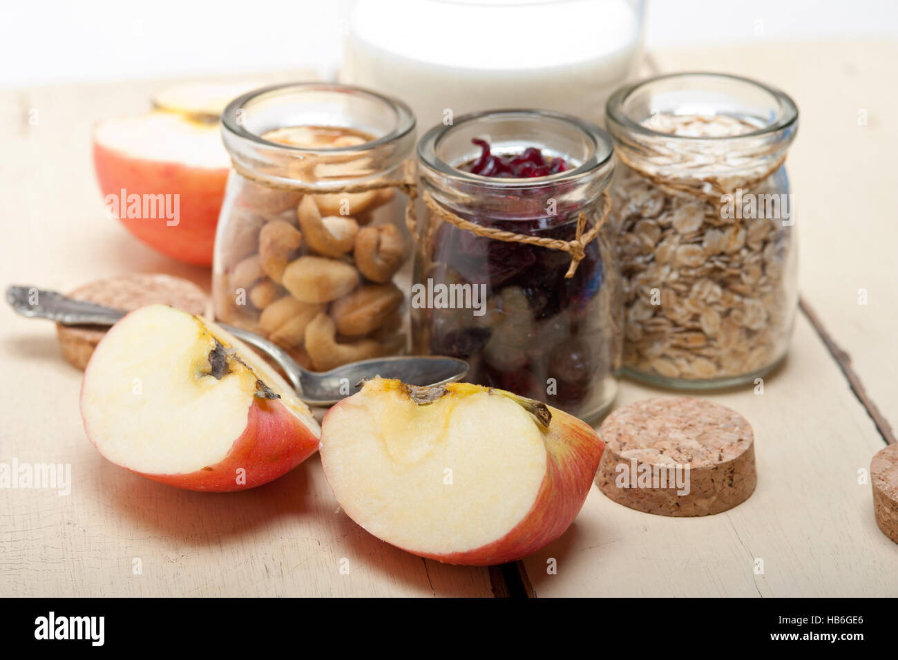 healthy breakfast ingredients Stock Photo - Alamy