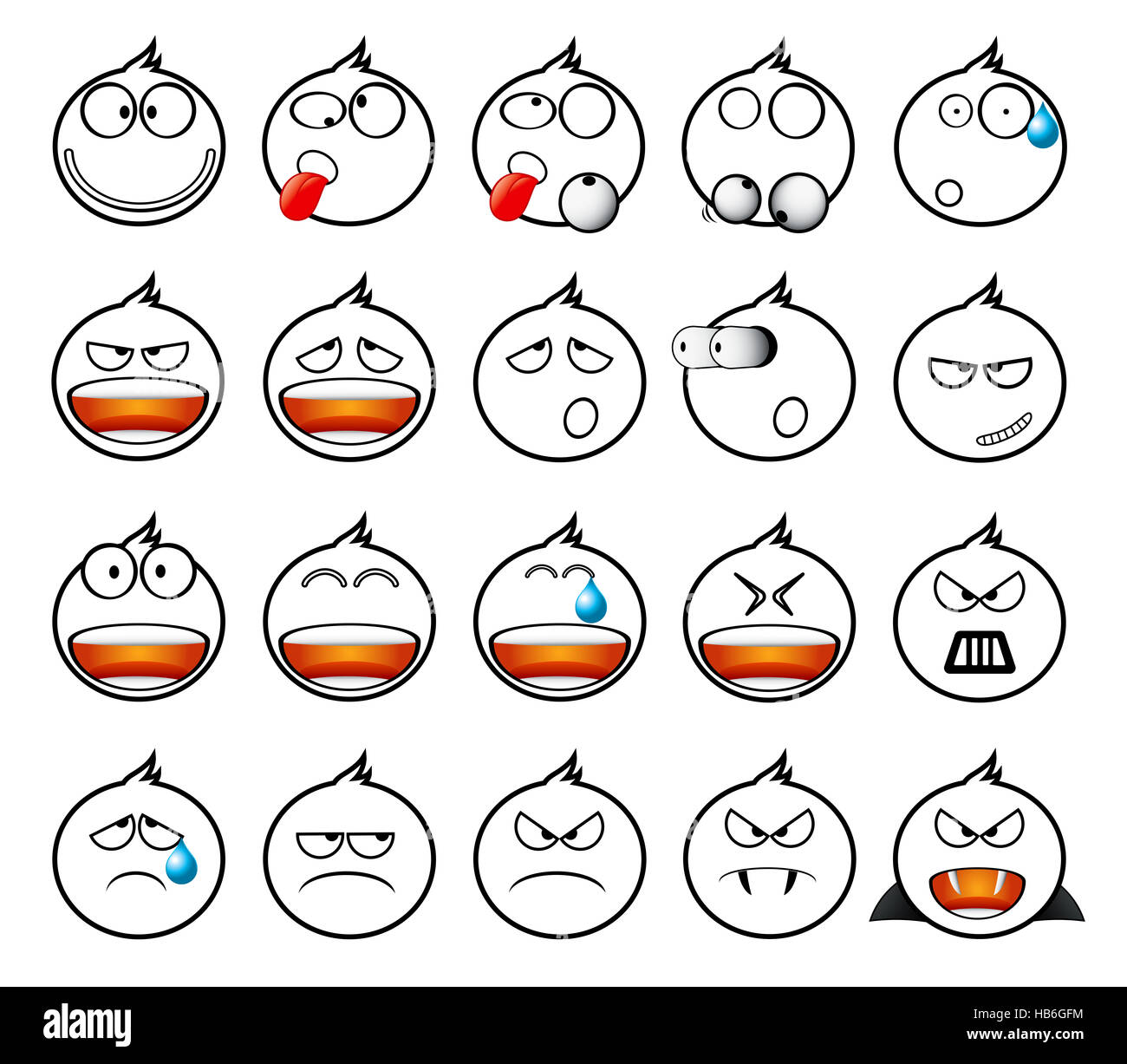 Rounded icons Cut Out Stock Images & Pictures - Alamy