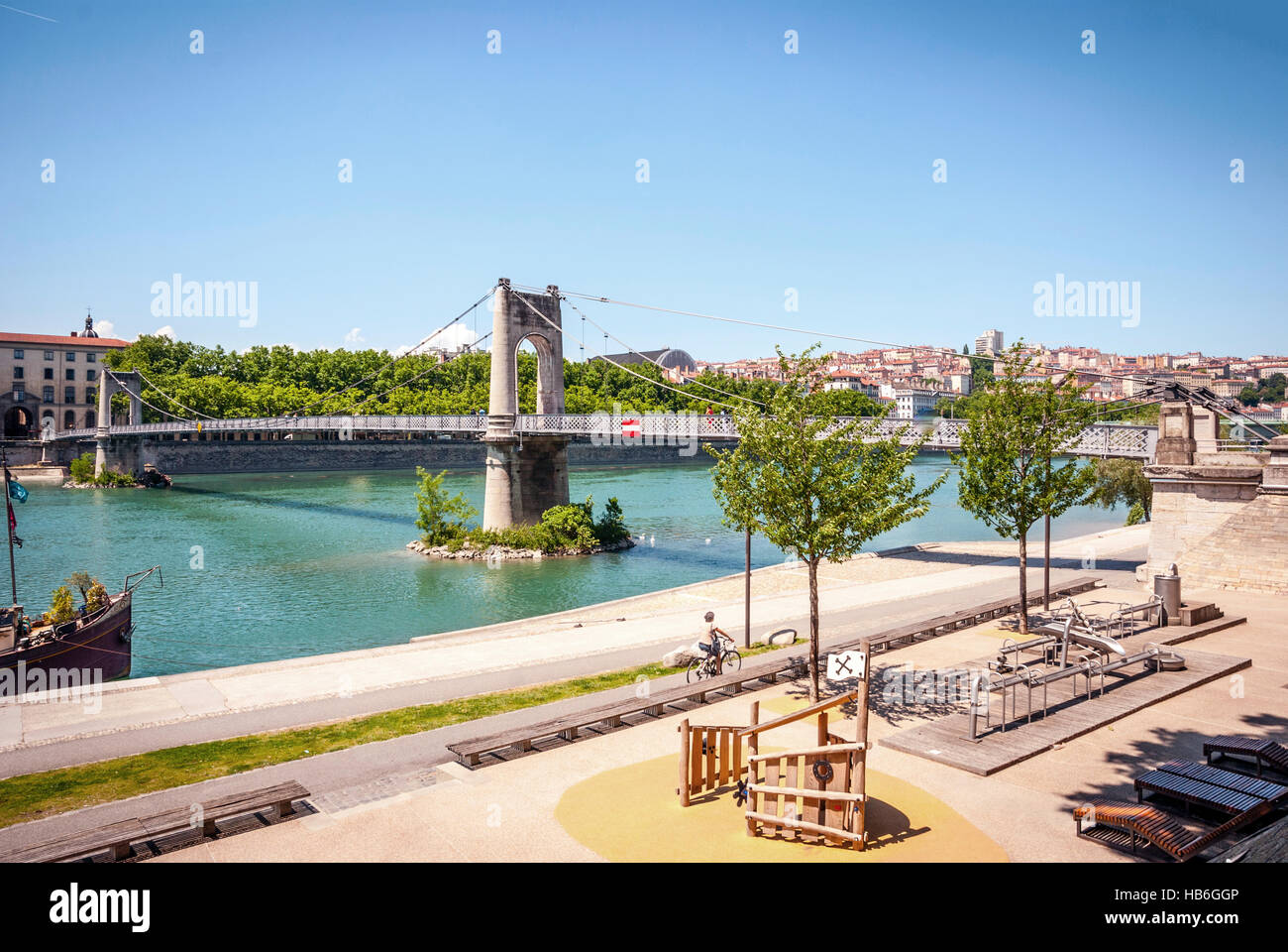 Saône river bridge hi-res stock photography and images - Alamy