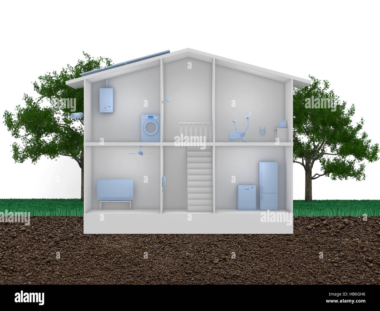 Smart house concept Stock Photo - Alamy