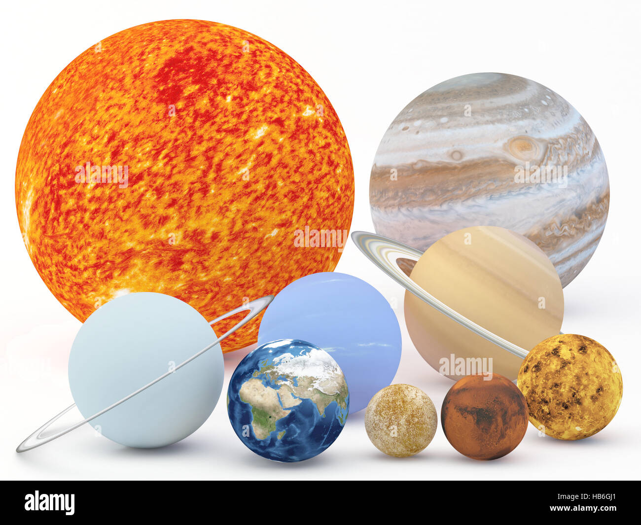 Planets of the solar system hi-res stock photography and images - Alamy