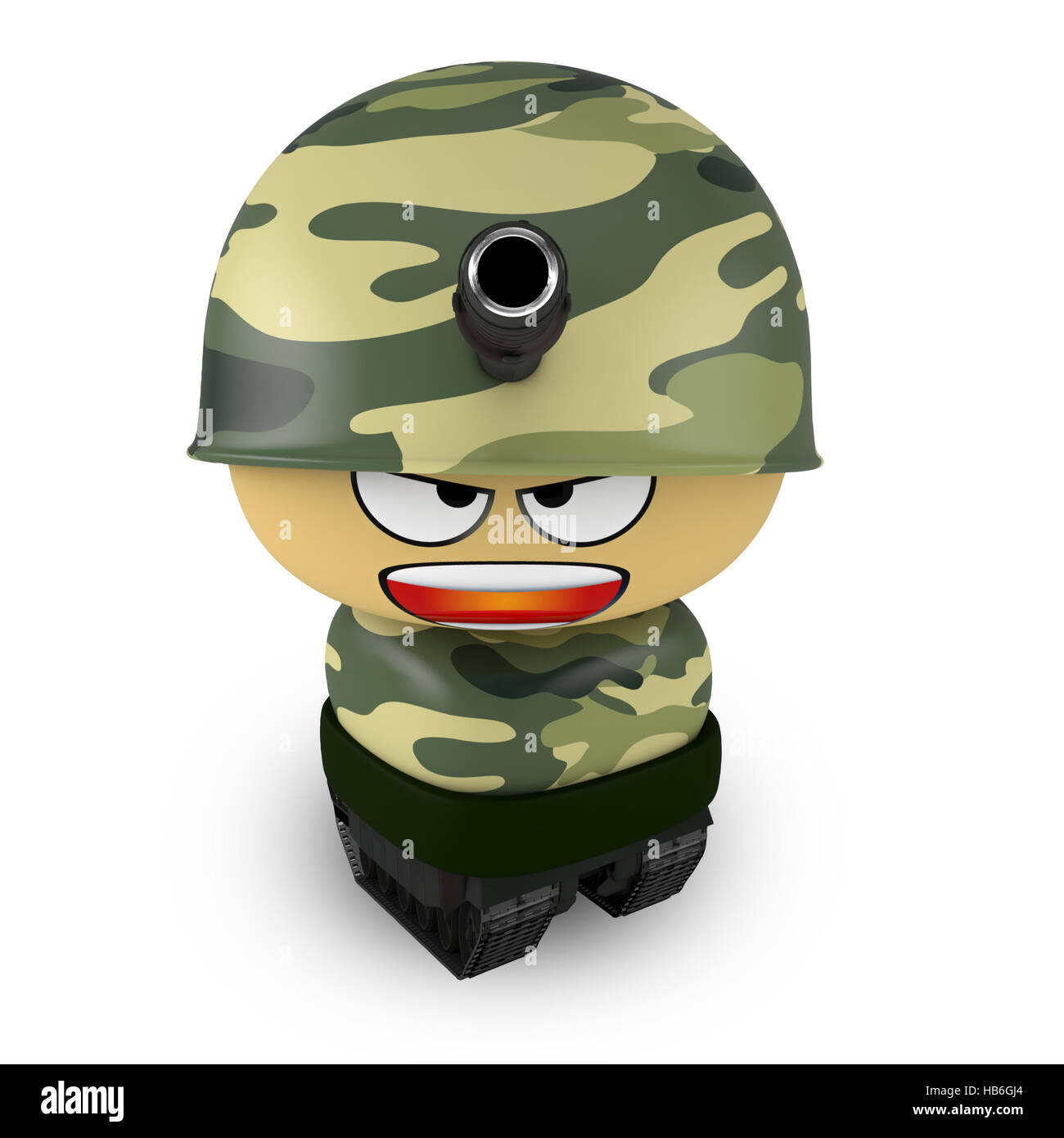 Cartoon army tank Cut Out Stock Images & Pictures - Alamy