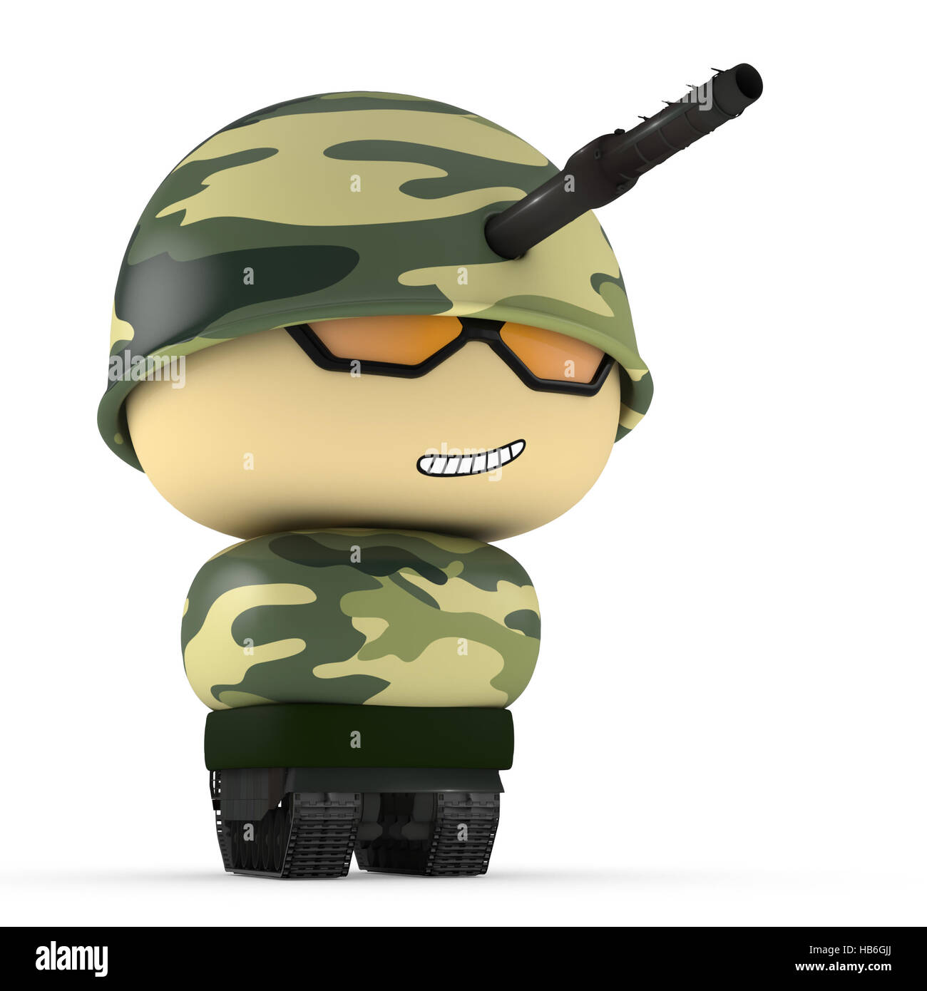 Cartoon army tank Cut Out Stock Images & Pictures - Alamy