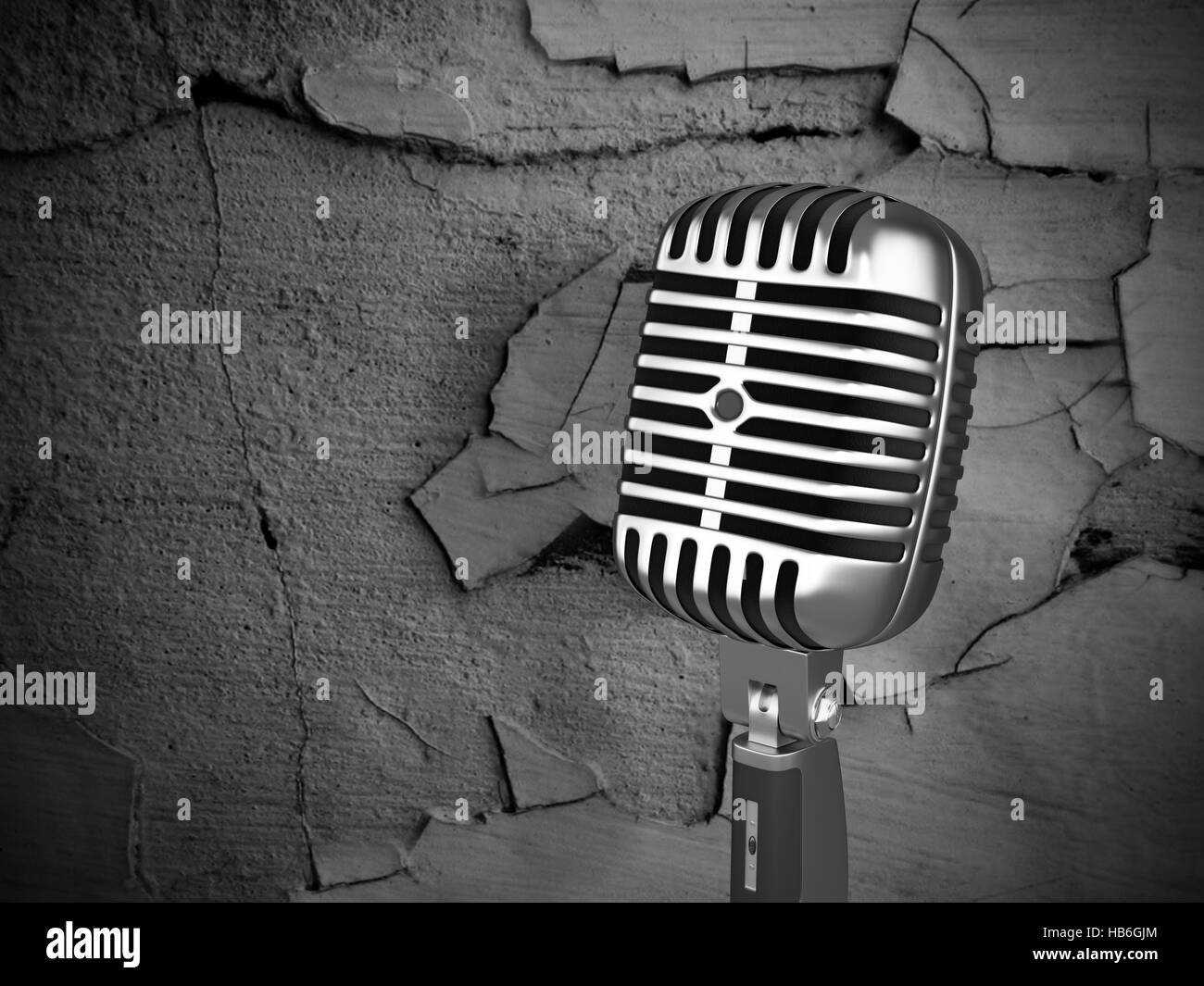 Black And White Microphone Photography