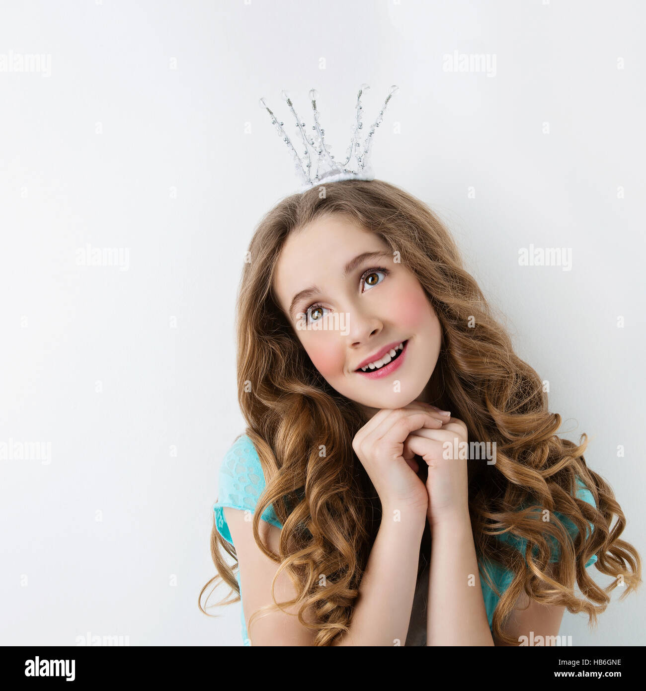 Beautiful princess girl Stock Photo - Alamy
