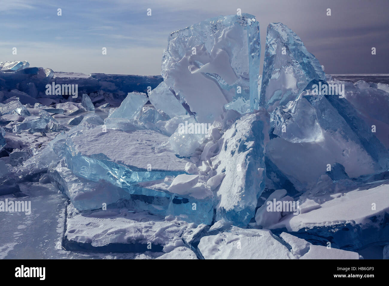 Huge blocks of ice Stock Photo - Alamy