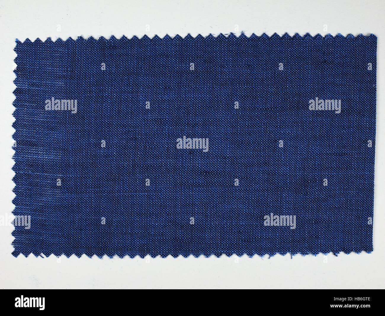 Blue fabric sample Stock Photo - Alamy
