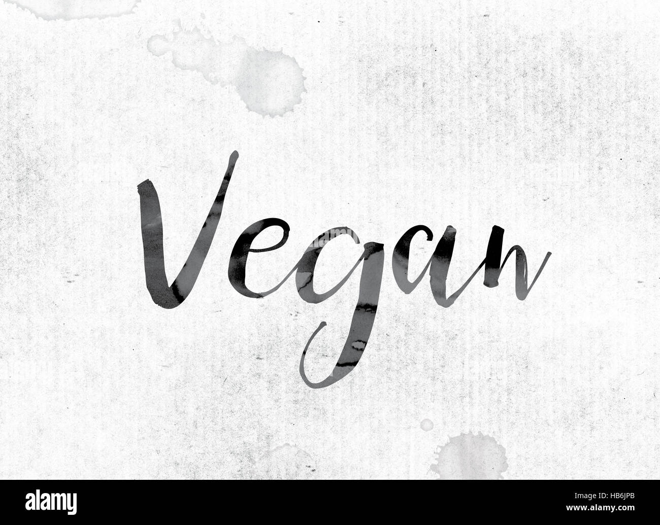 Word vegan painted in hi-res stock photography and images - Alamy