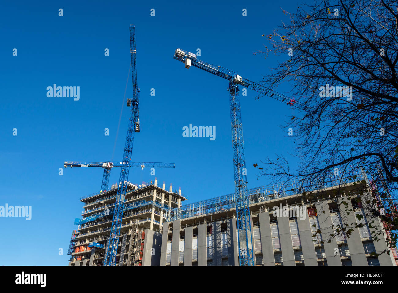 The Vita Student building under construction. Phase 1 of the 'Circle ...