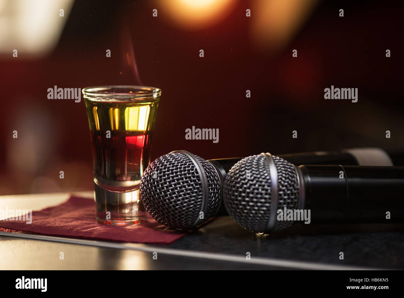 burning drink shot Stock Photo - Alamy