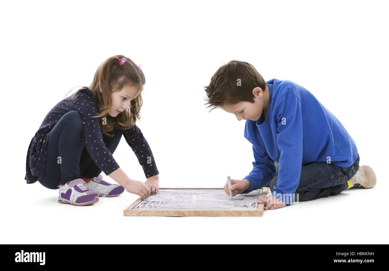 Children board hi-res stock photography and images - Alamy