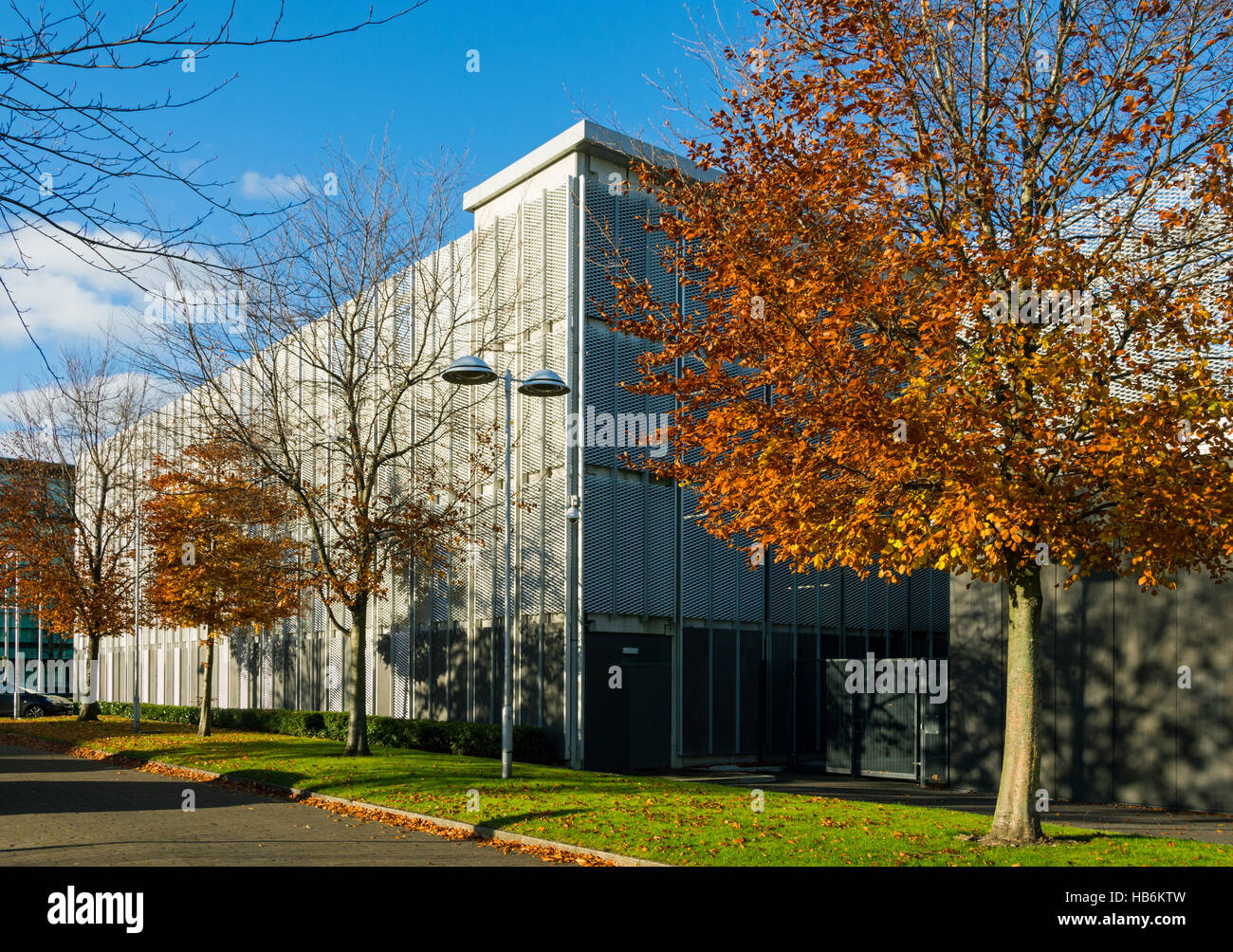 Multi-storey car park at the Manchester Metropolitan University Birley ...