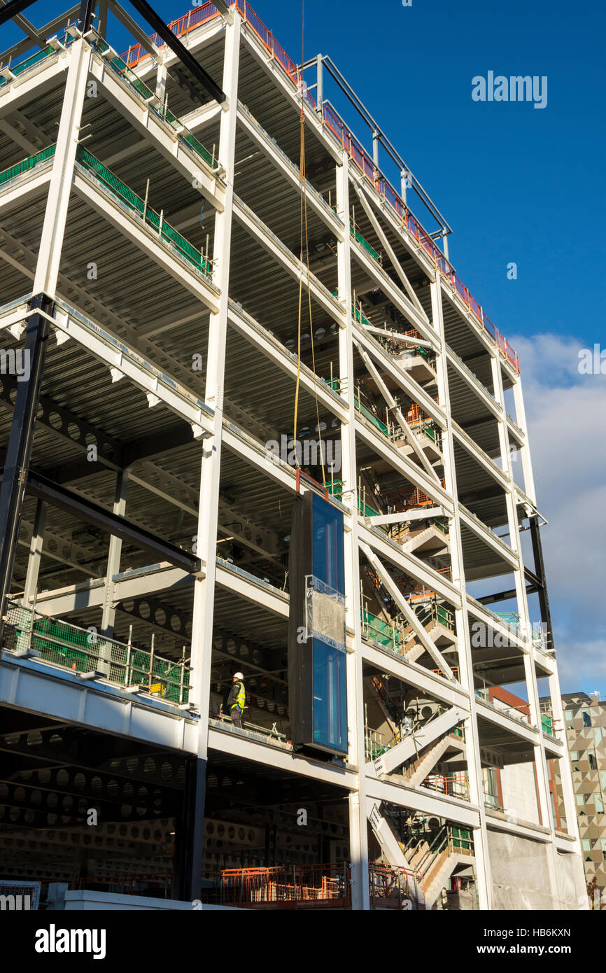 The No. 8 First Street building under construction, Nov. 2016. First ...